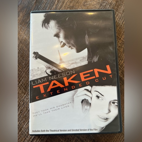 Media | Taken Extended Cut Dvd Liam Neeson Action Thriller | Poshmark